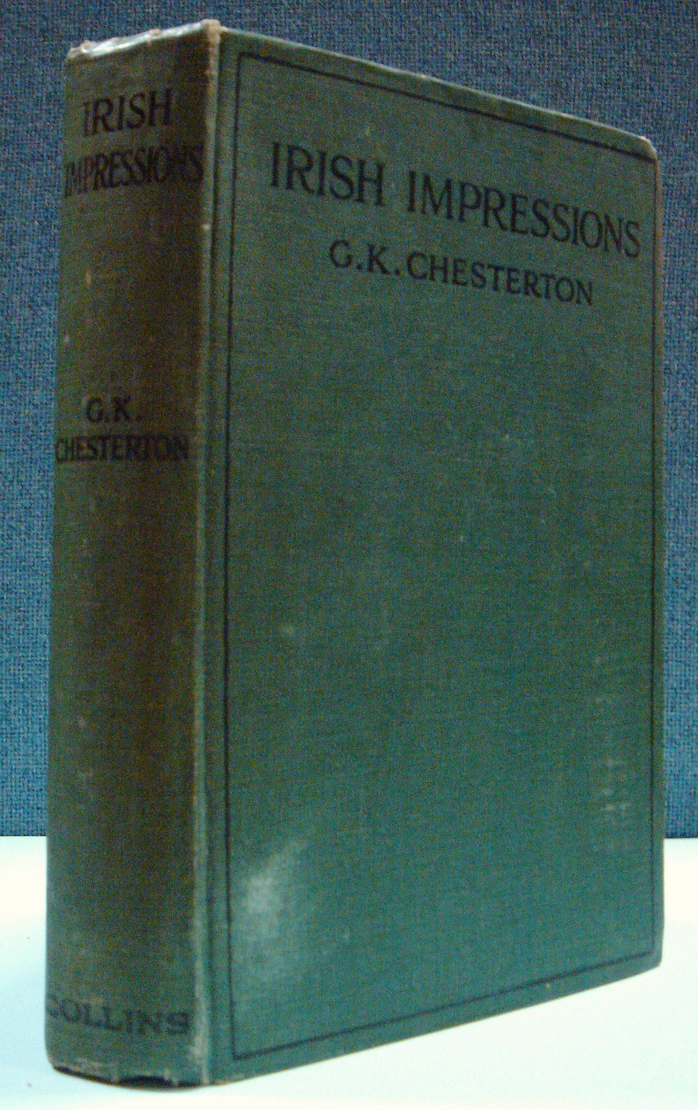 G. K. Chesterton, Irish Impressions, 1919 - Irish Family History Centre